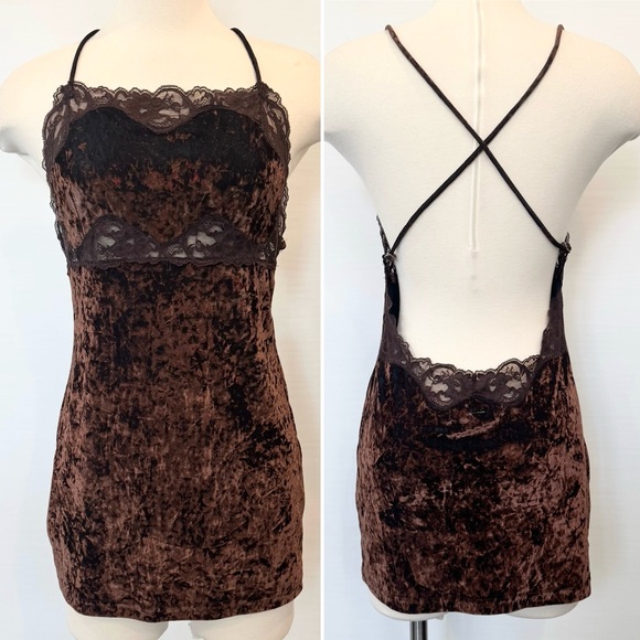 Victoria's Secret | Dresses | Y2k Victorias Secret Velvet Chocolate ...